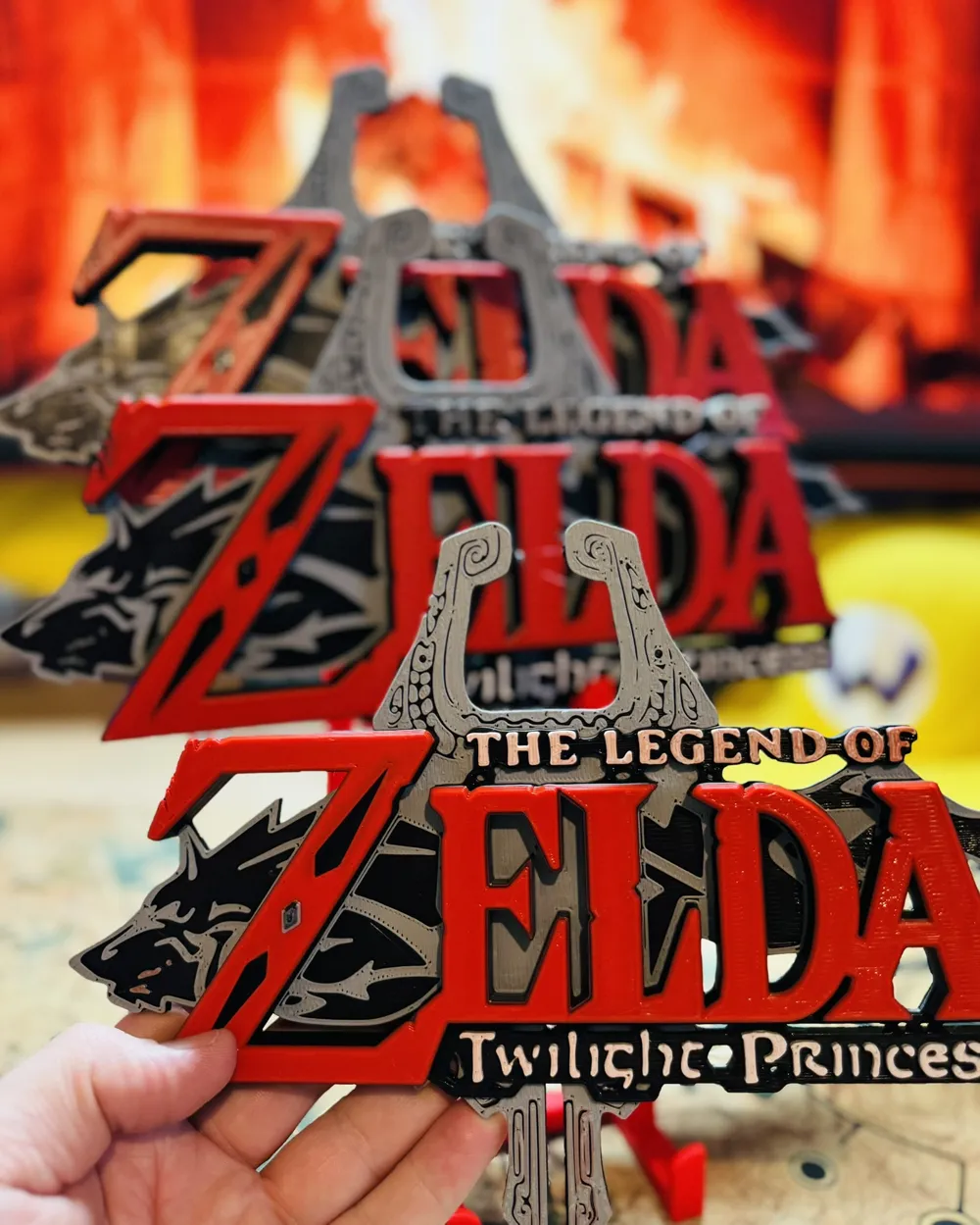 Zelda Twilight Princess Logo Display Stand by GoronenDruck MakerWorld ...
