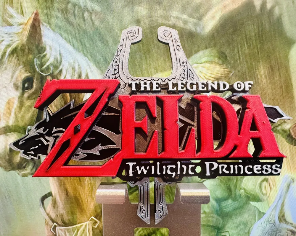 Zelda Twilight Princess Logo Display Stand by GoronenDruck MakerWorld ...
