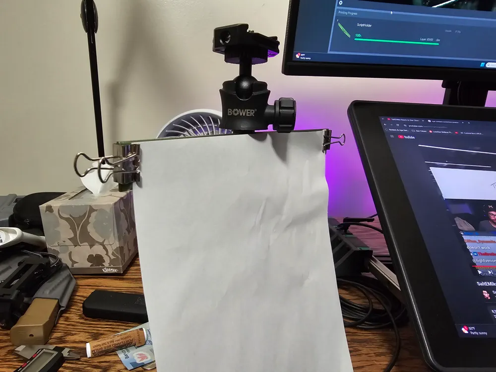 Tripod Paper Holder by OddJobEntertainment - MakerWorld