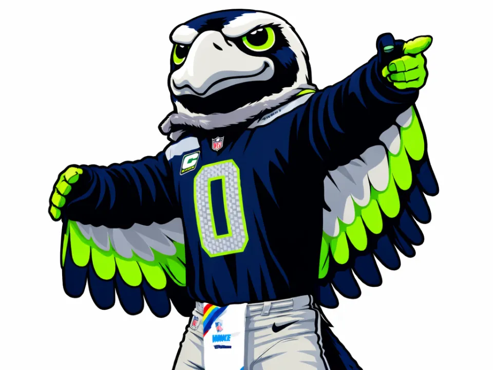 BLITZ Mascot Seattle Seahawks - Free 3D Print Model - MakerWorld