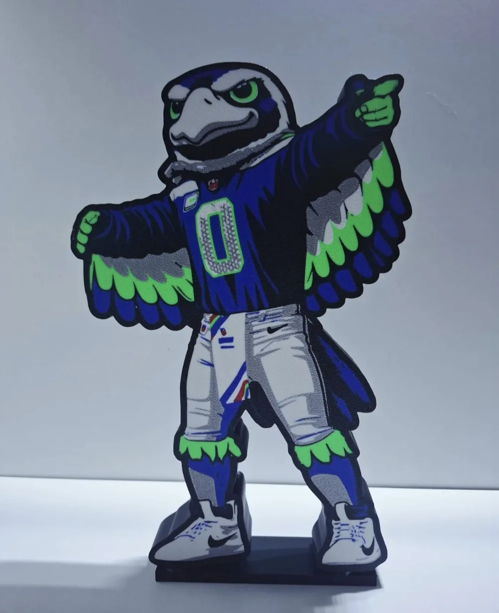 BLITZ Mascot Seattle Seahawks - Free 3D Print Model - MakerWorld