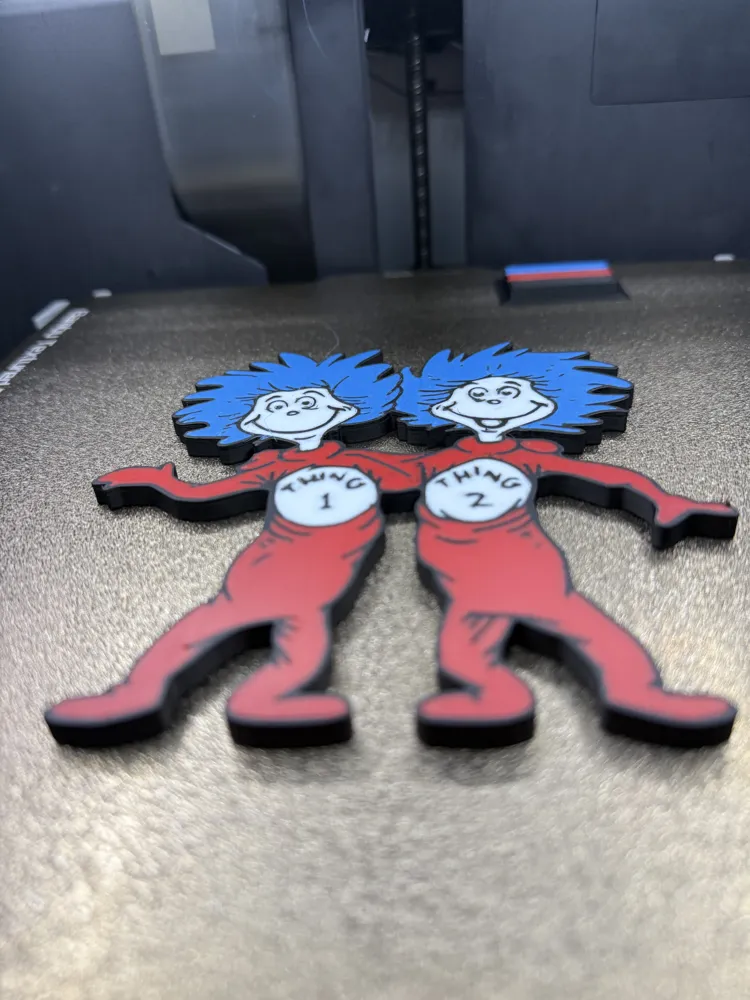 THING 1 AND 2 WALL ART by 3DPrinting4fun MakerWorld: Download Free 3D ...