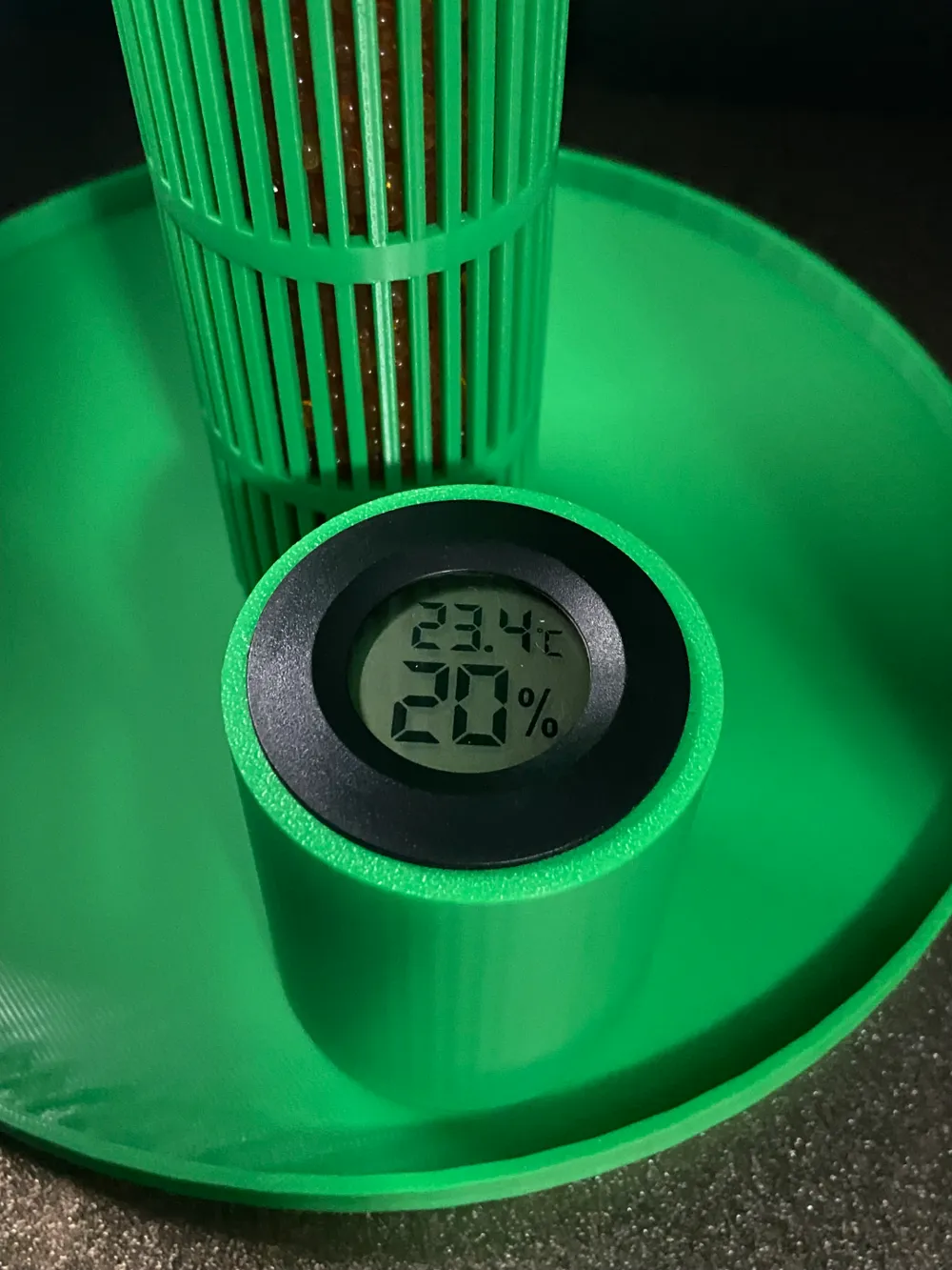 Desiccant Spool Holder w Hygrometer Cap (4 Spools) by PokePrinter ...