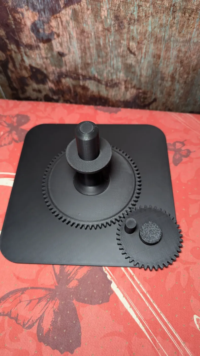 Mechanic rotating display table Remixed by bobbynus MakerWorld: Download Free 3D Models