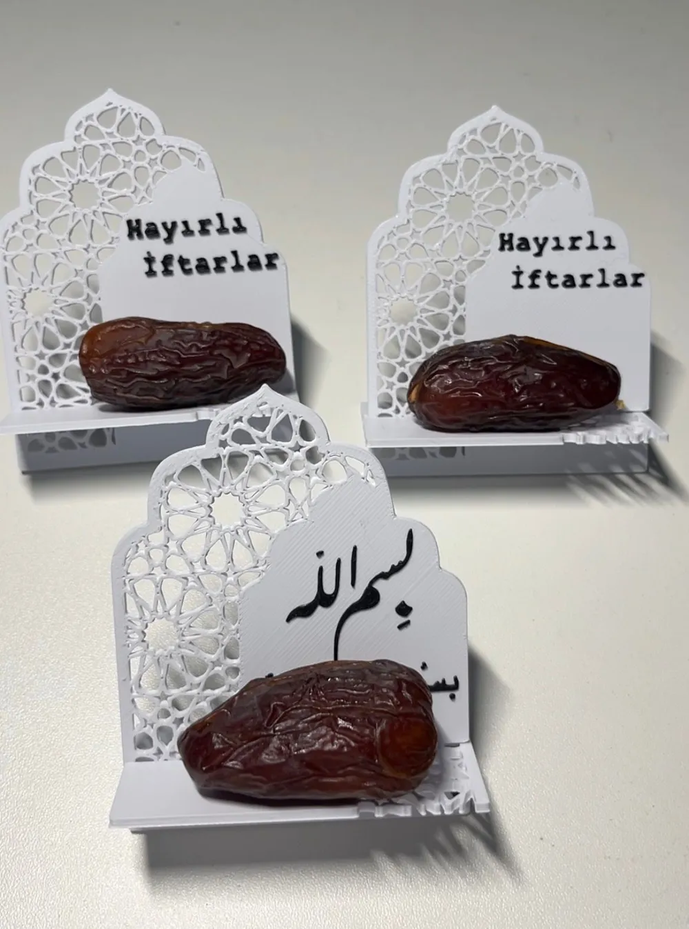 Iftar Date Stand Ramadan Table Decoration - Free 3D Print Model ...