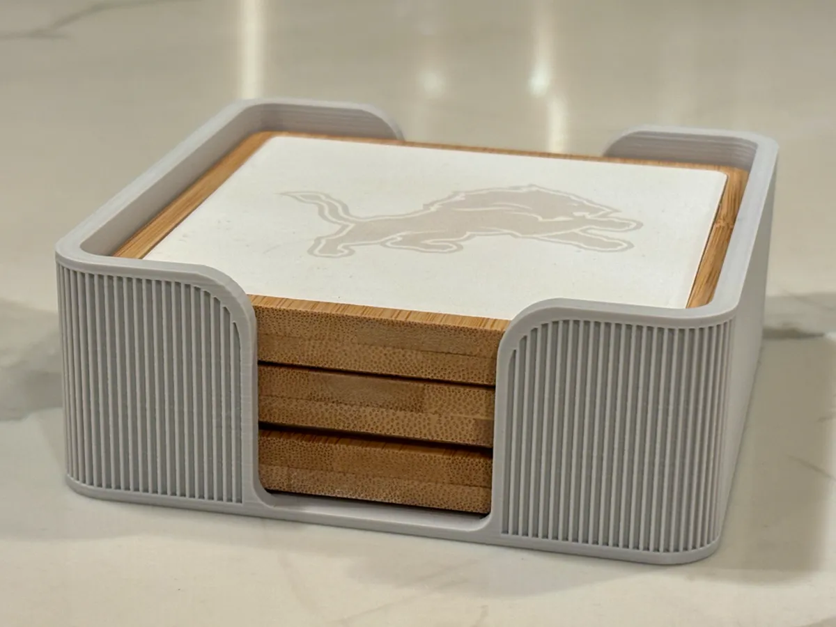 Support carré pour sous-verre - Modèle d'Impression 3D Gratuit - MakerWorld