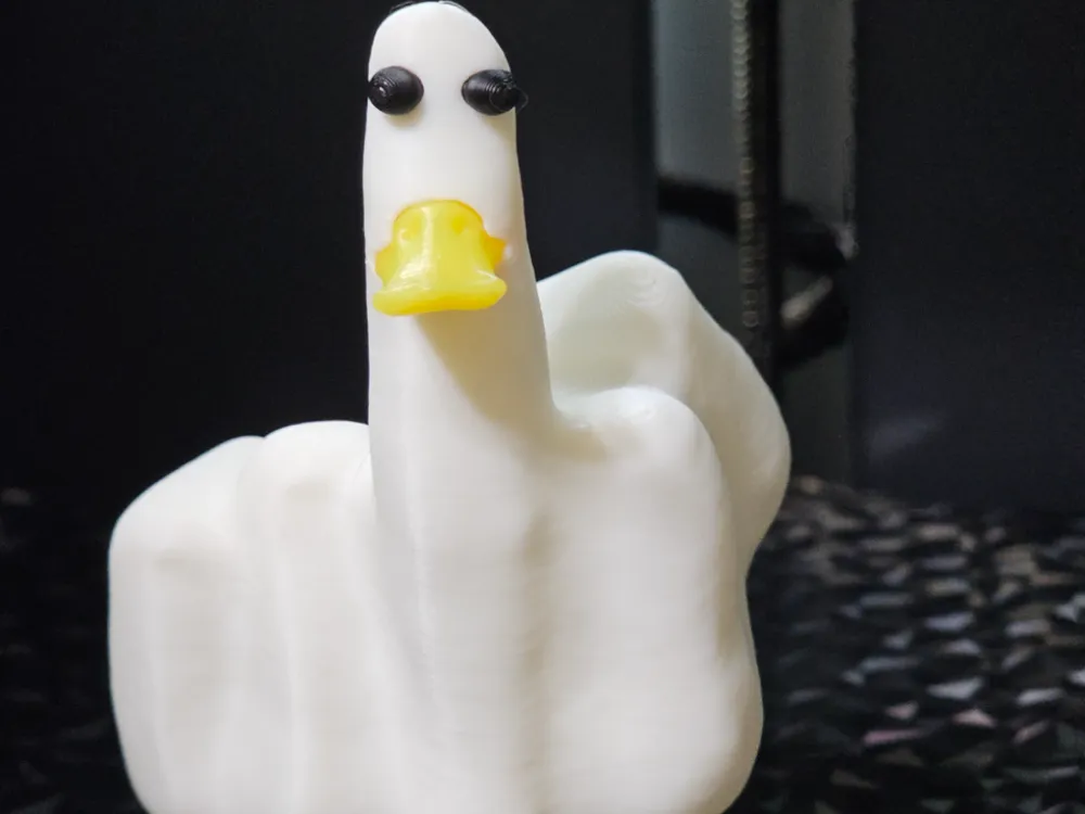 Multi Part Middle Finger Duck Remixed by LT_Designs MakerWorld ...