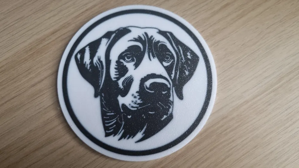 Labrador retriever coaster by Mr.Jay - MakerWorld