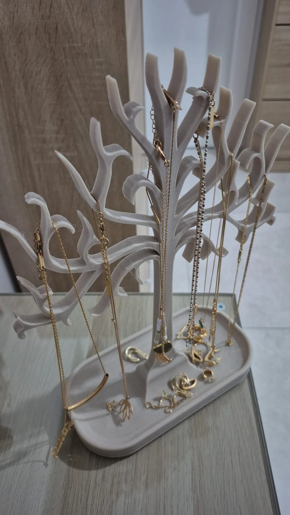 large jewelry tree and tray for necklaces & rings by sapirbm MakerWorld ...