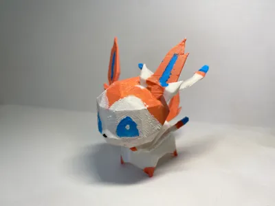 sylveon 3d print model download - MakerWorld
