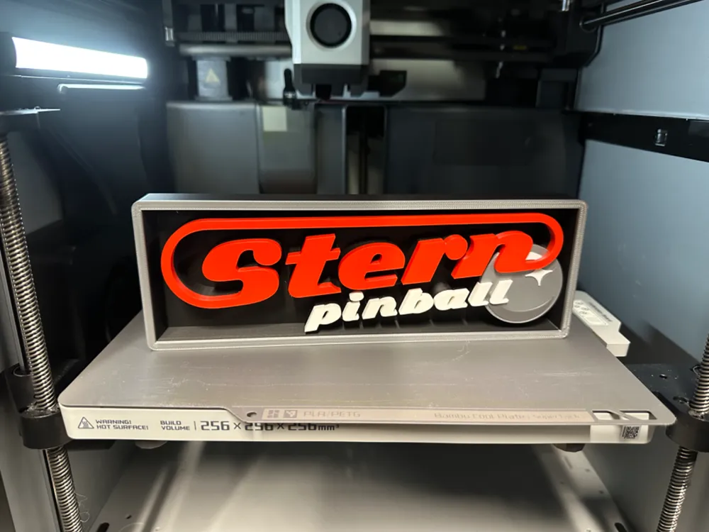 Stern Pinball - Cinema Room Sign - Free 3D Print Model - MakerWorld