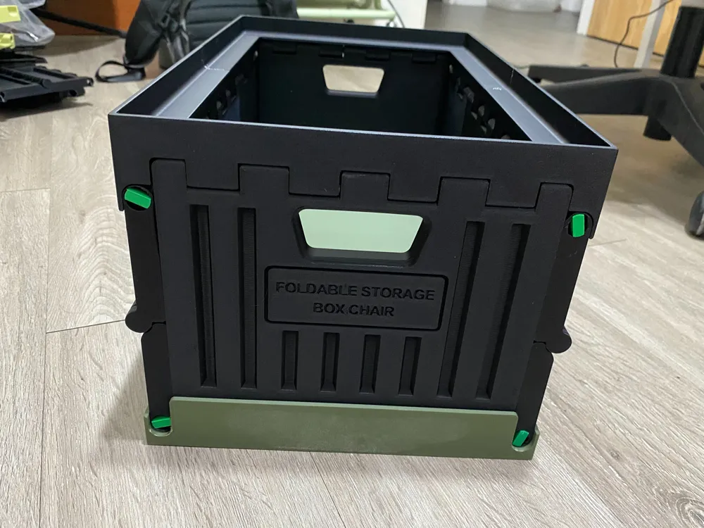 Foldable storage box chair by How2Design MakerWorld: Download Free 3D ...