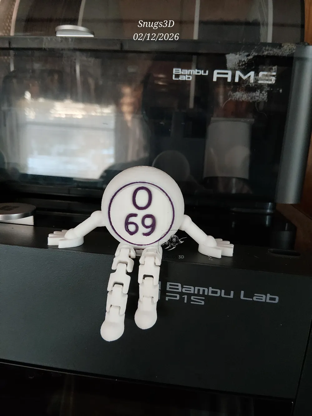 Bingo Ball O 69 Buddy - Free 3D Print Model - MakerWorld