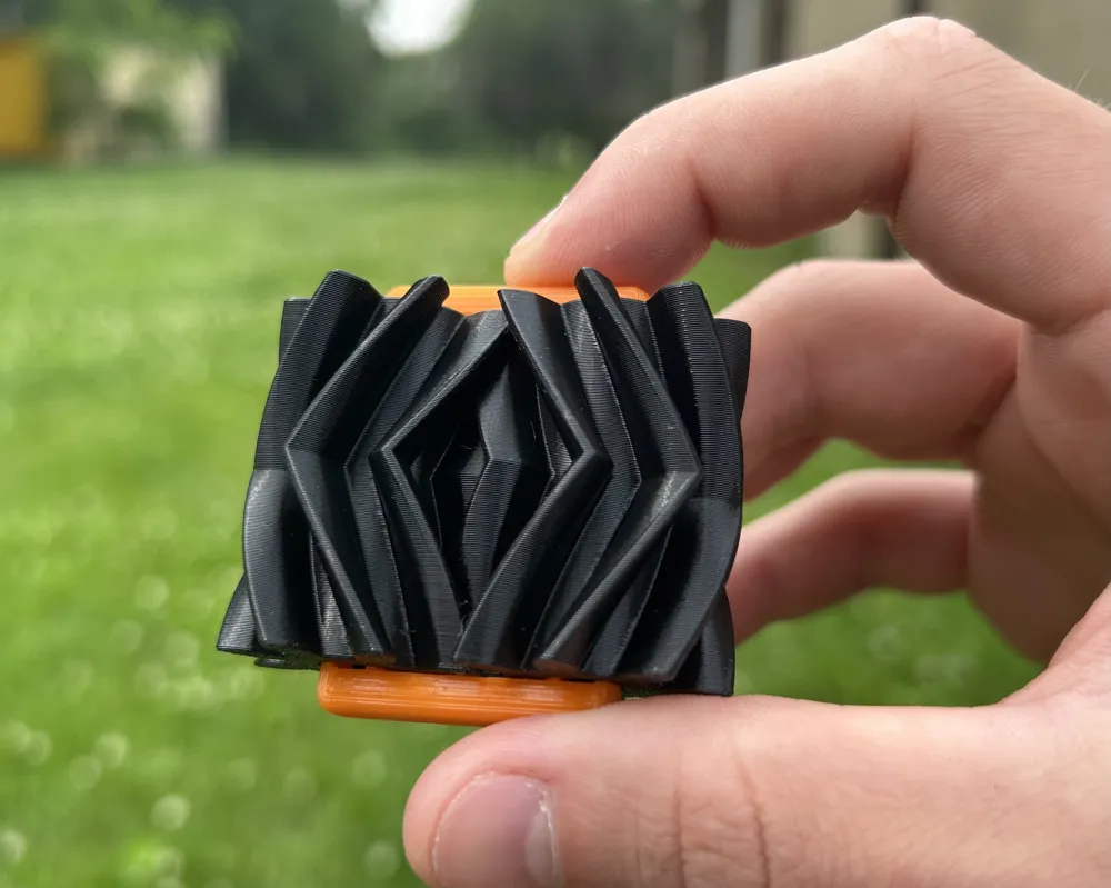 Double Helical Gear Fidget by LinkDesigns - MakerWorld