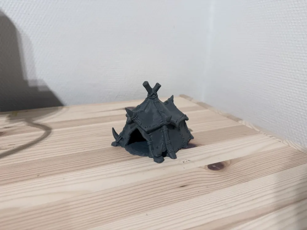 Orc tribal tent - Large - DND terrain - Free 3D Print Model - MakerWorld