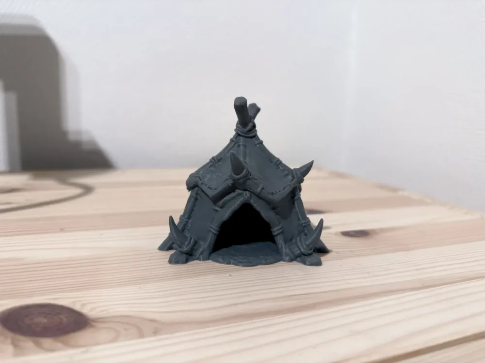 Orc tribal tent - Large - DND terrain - Free 3D Print Model - MakerWorld