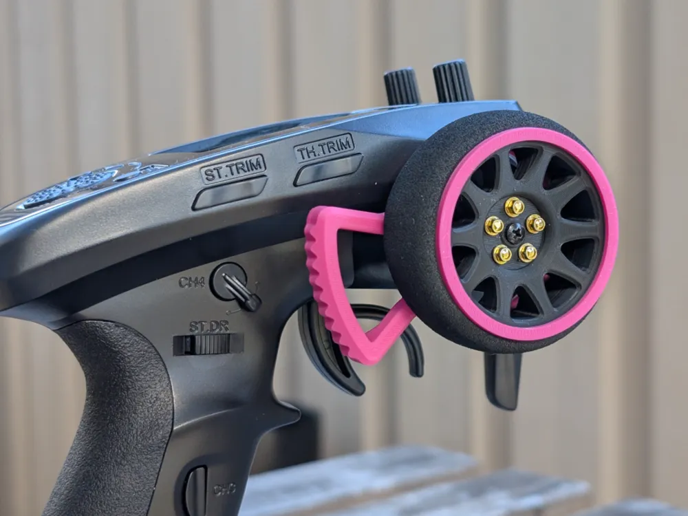 FlySky GT5 Thumb Steering Wheel Remixed by Willashcroft MakerWorld ...