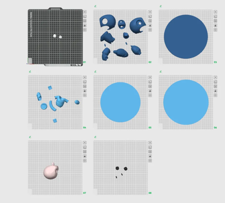Mega Man Multi-Part Print (No AMS Required) - Free 3D Print Model ...
