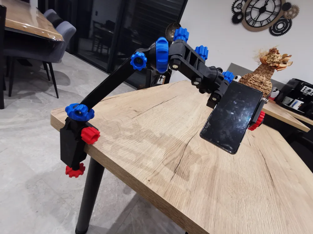 articulated ball joint phone holder - Free 3D Print Model - MakerWorld