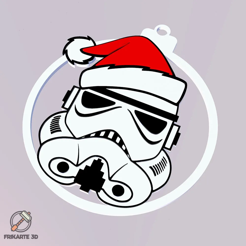 Stormtrooper Christmas Tree Decoration by Frikarte3D - MakerWorld