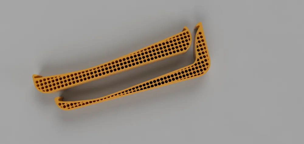 PS5 Horizontal holder Honeycomb - Free 3D Print Model - MakerWorld