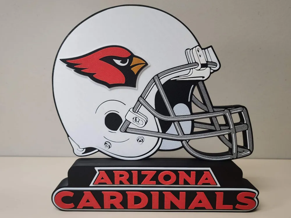 Arizona Cardinals Wall or Desk Display by briankstan - MakerWorld