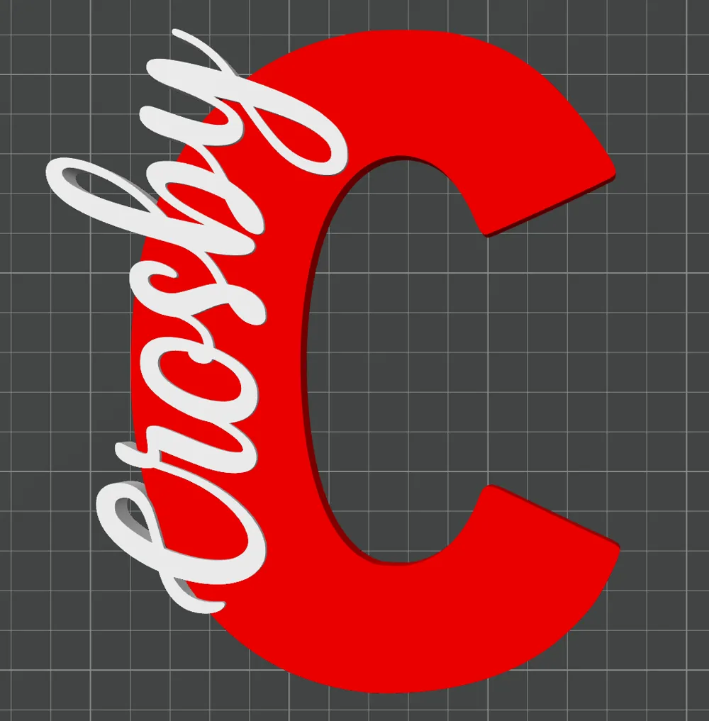 Crosby Name Plate by Serenity2892 MakerWorld: Download Free 3D Models