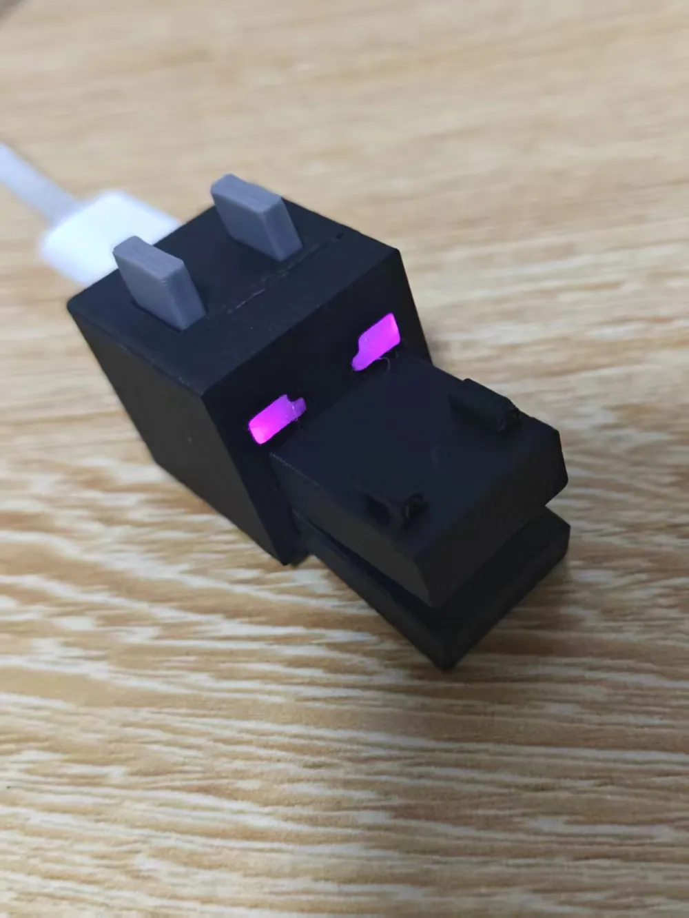 Minecraft Ender Dragon Head Type-C Protector - Articulated - Free 3D ...