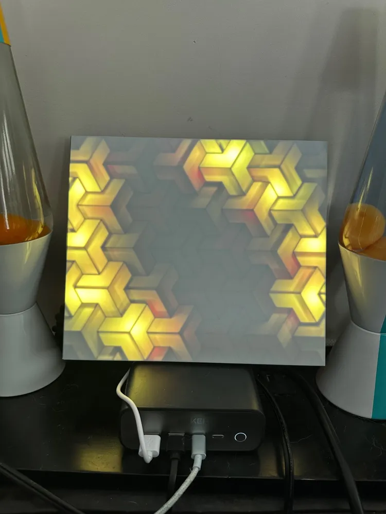 Wobble Led Square by shermane MakerWorld: Download Free 3D Models