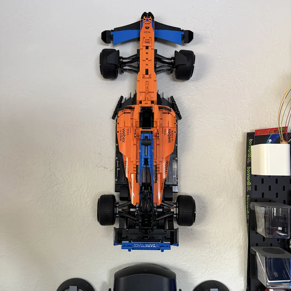 McLaren Technic F1 Wall Mount - Free 3D Print Model - MakerWorld