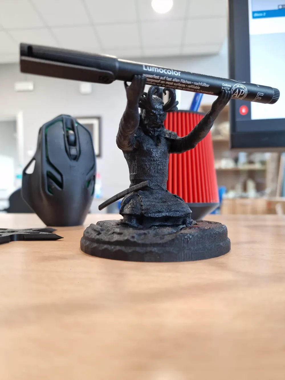Samurai Pen Holder by Luca Ciardiello MakerWorld: Download Free 3D Models