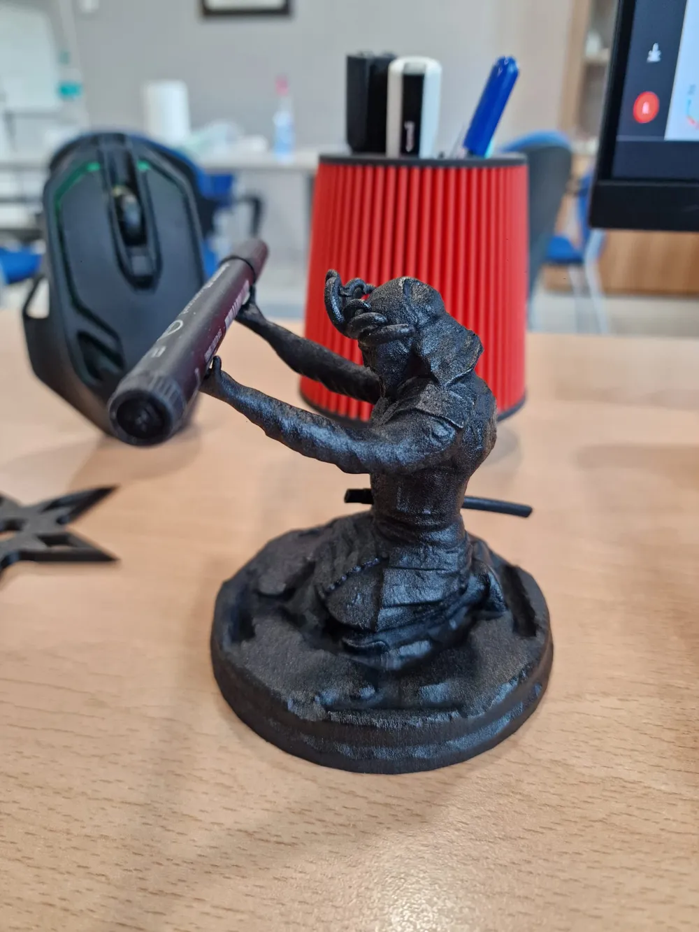 Samurai Pen Holder - Free 3D Print Model - MakerWorld