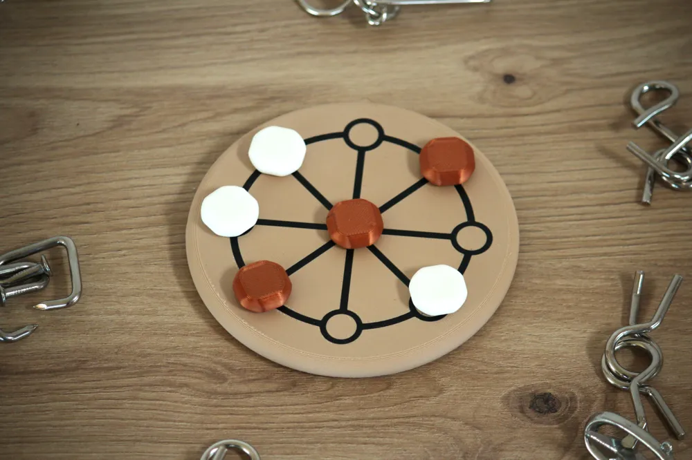 Rota or Ancient Tic-Tac-Toe V2 by Augustas - MakerWorld