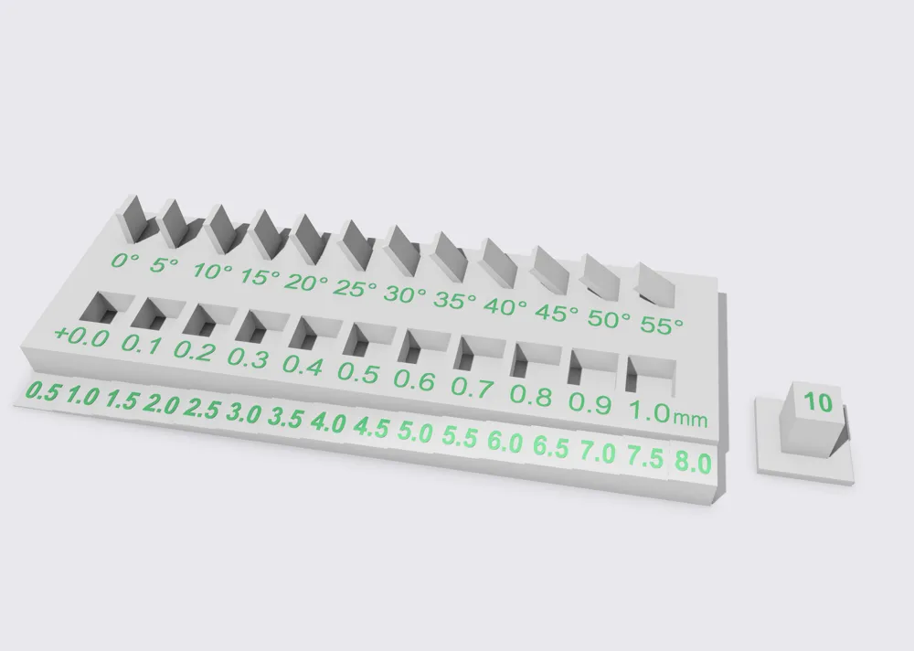 Stress Test and Interlocking Tolerance Gauge v2 by CutMaster - MakerWorld