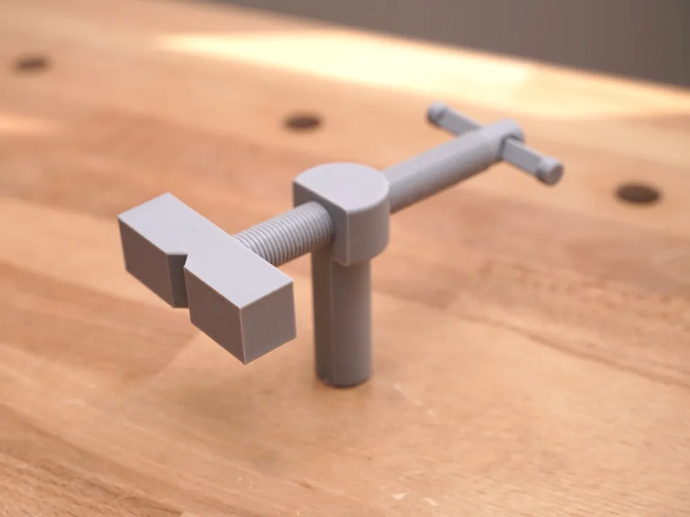 Bench Dog Clamp (3/4 inch / 19.05 mm) by jerf - MakerWorld