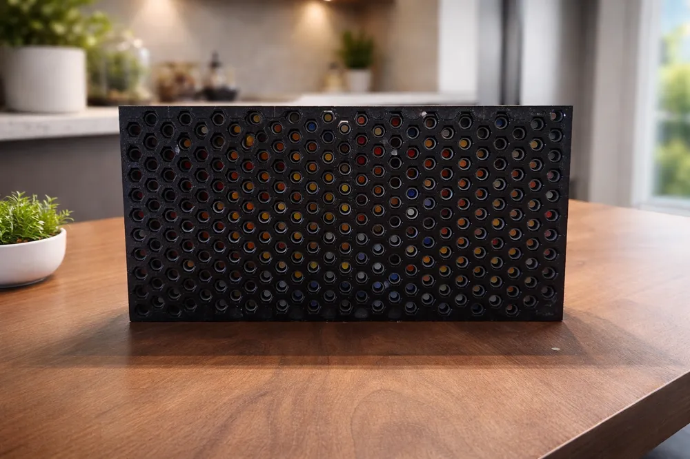 Modular honeycomb paint pen organizer - Free 3D Print Model - MakerWorld