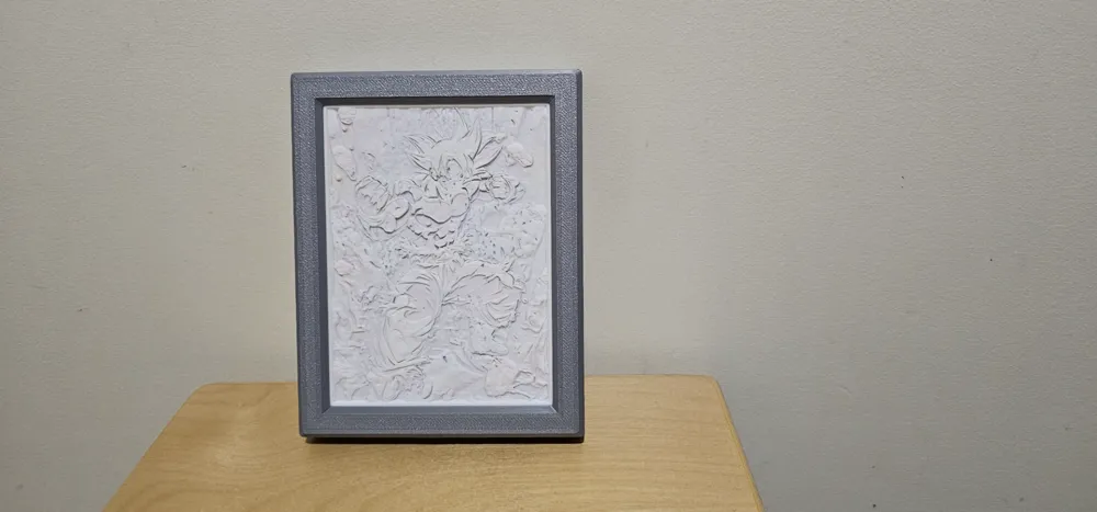 Goku Lithophane by dankensteinMakerWorld: Download Free 3D Models