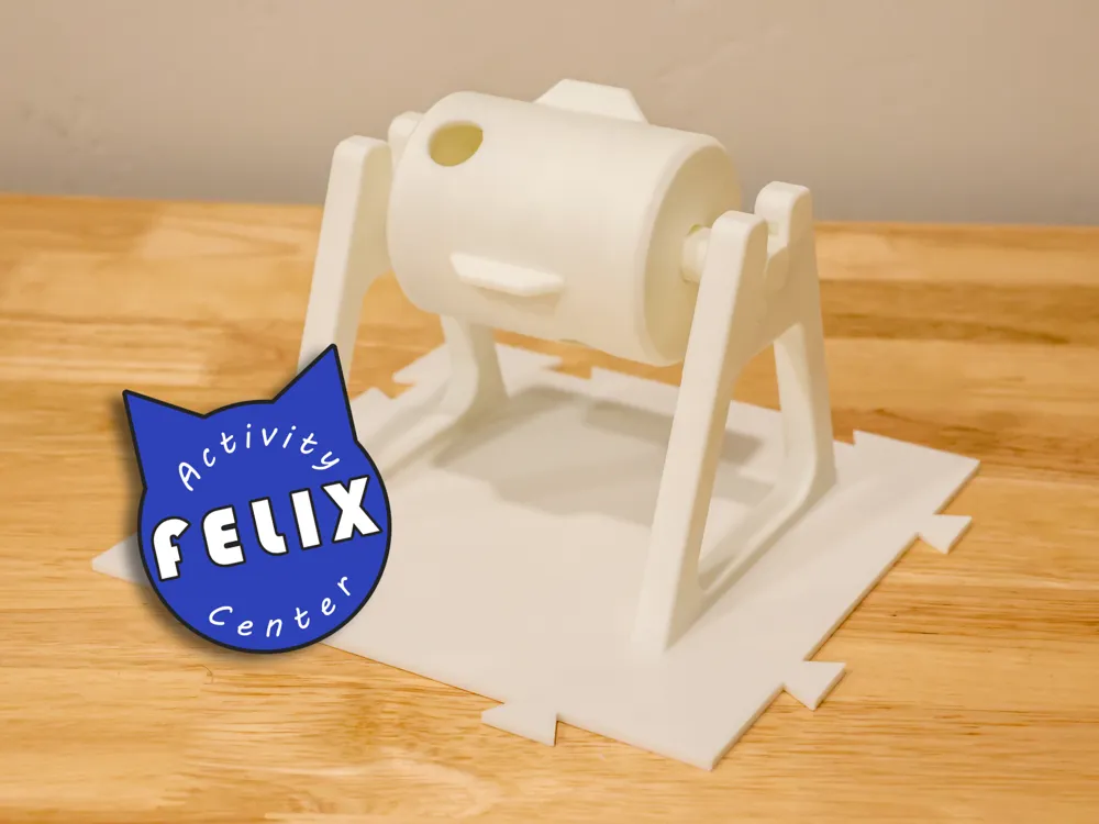 The Treat Spinner - FELIX Activity Center - Free 3D Print Model ...