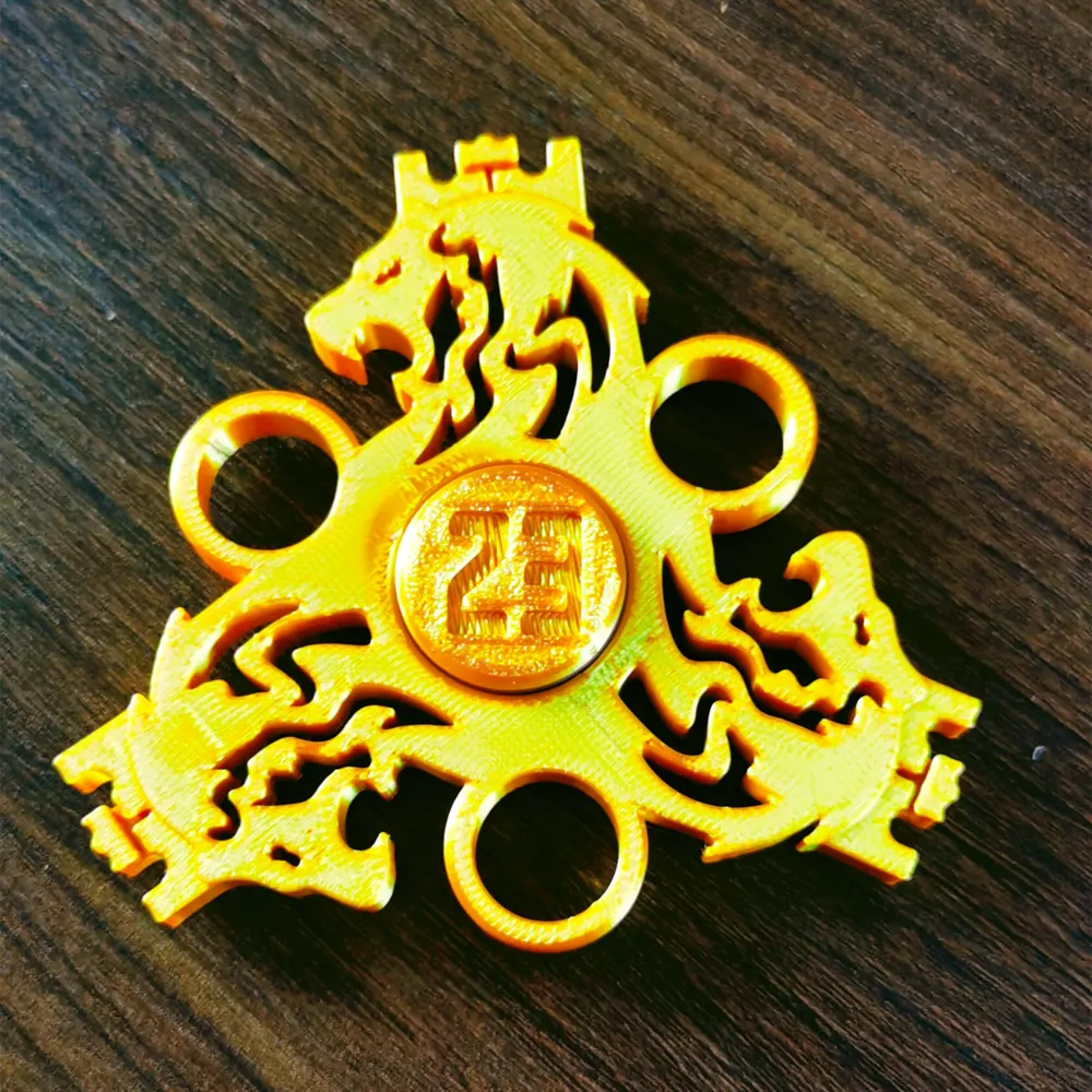 詹姆斯狮王指尖陀螺_james lion Fidget Spinner by 倒腾了一天的鱼师傅 - MakerWorld