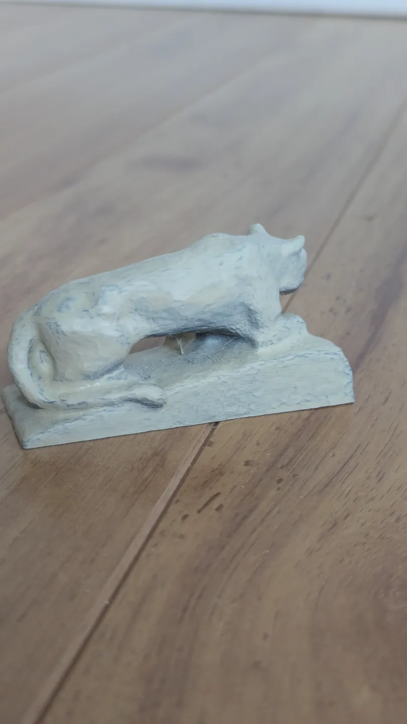 Penn State- Nittany Lion Statue - Free 3D Print Model - MakerWorld