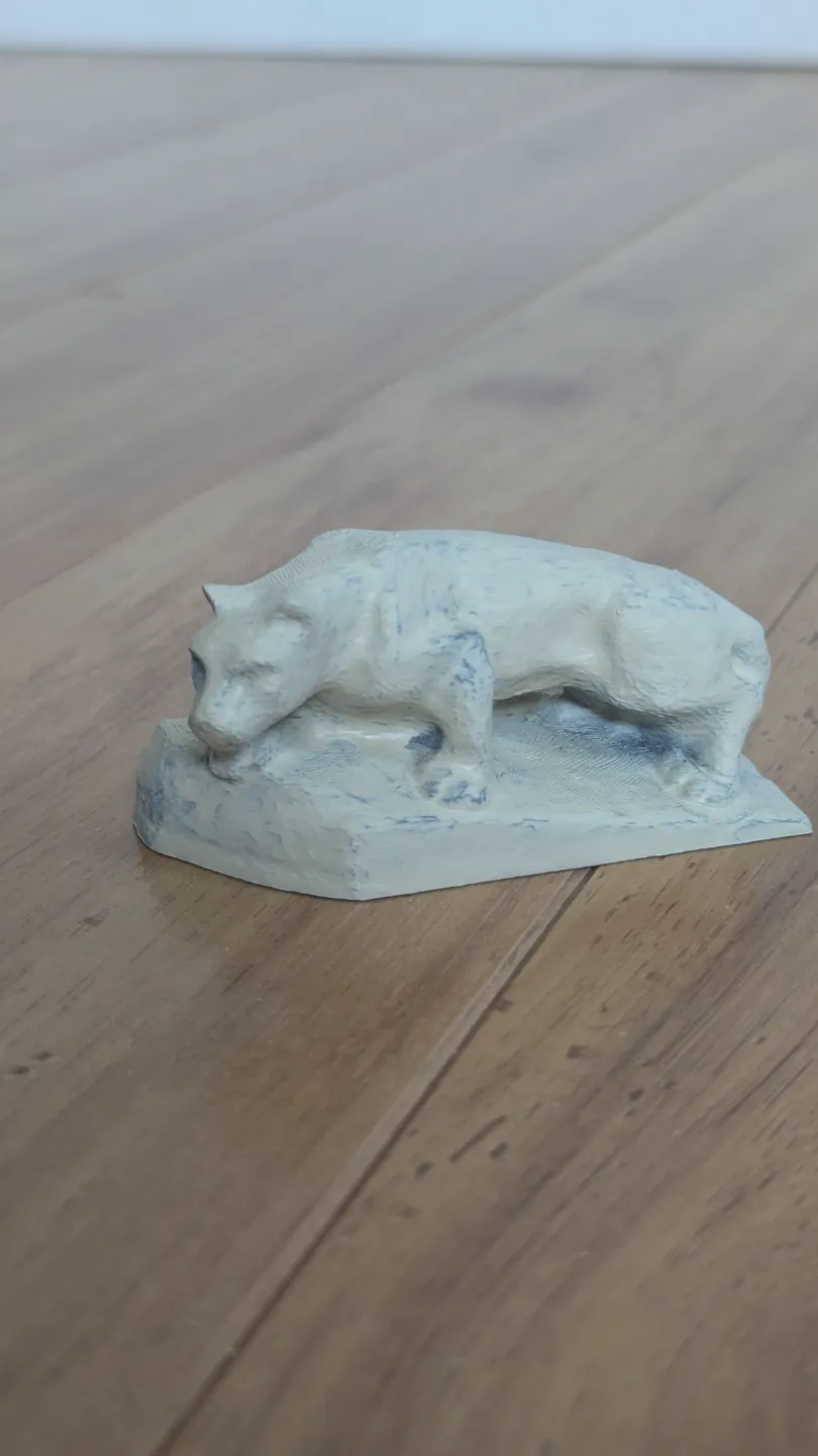 Penn State- Nittany Lion Statue - Free 3D Print Model - MakerWorld