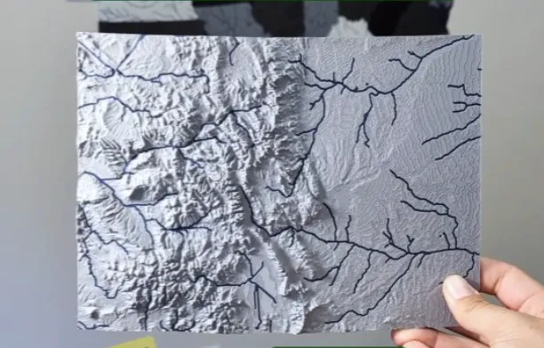 Colorado, USA (CO) Linear Topographic Map by Anson Liu - MakerWorld