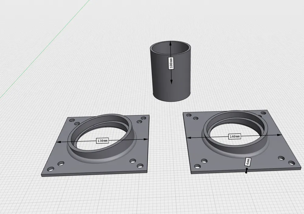 Mouse tube with connectors with a 8 degree angle by BDS44 MakerWorld ...