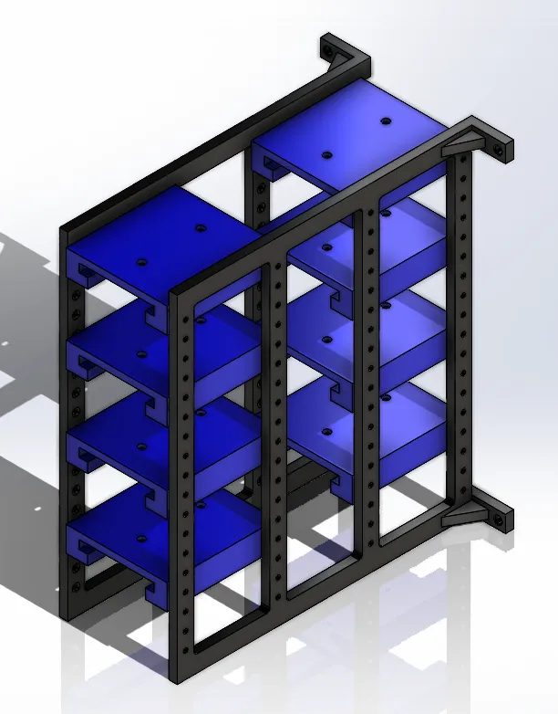 Kobalt Battery Rack by 93tstang - MakerWorld
