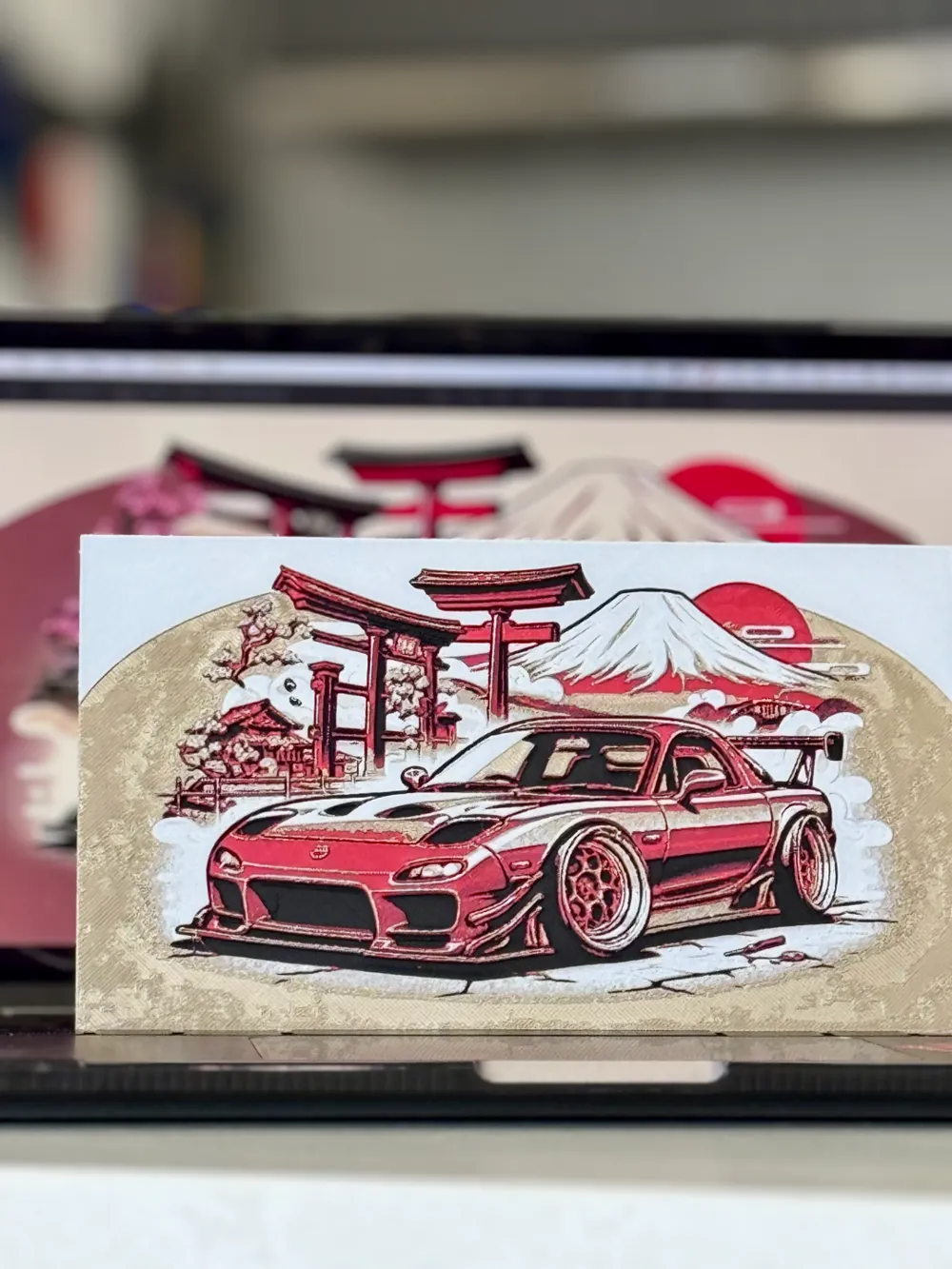 Mazda RX7 FD widebody by Bearrr - MakerWorld