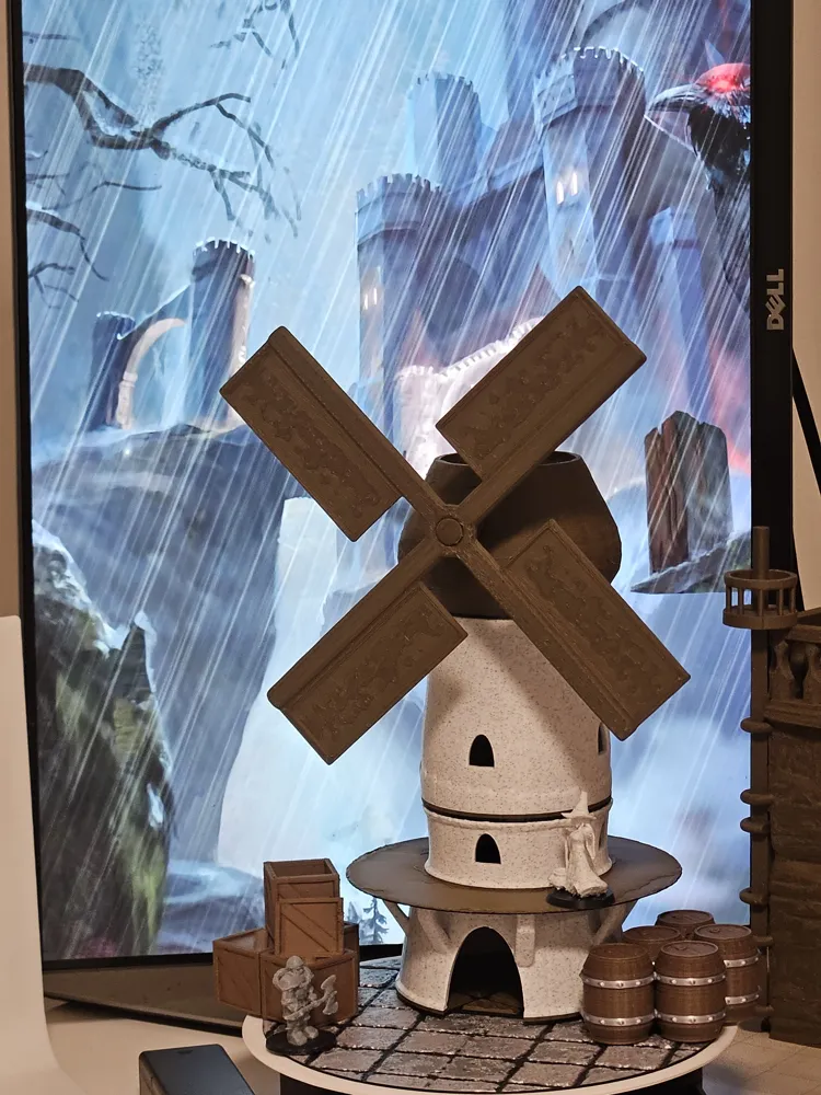 Windmill Terrain (D&D Terrain) – Nomad Sculpt - Free 3D Print Model ...