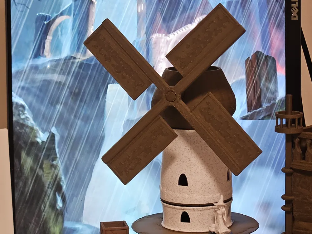 Windmill Terrain (D&D Terrain) – Nomad Sculpt - Free 3D Print Model ...