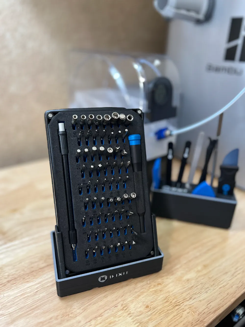 Gridfinity - iFixit Pro Tech Screwdriver Stand Remixed by Impractically Practical - MakerWorld
