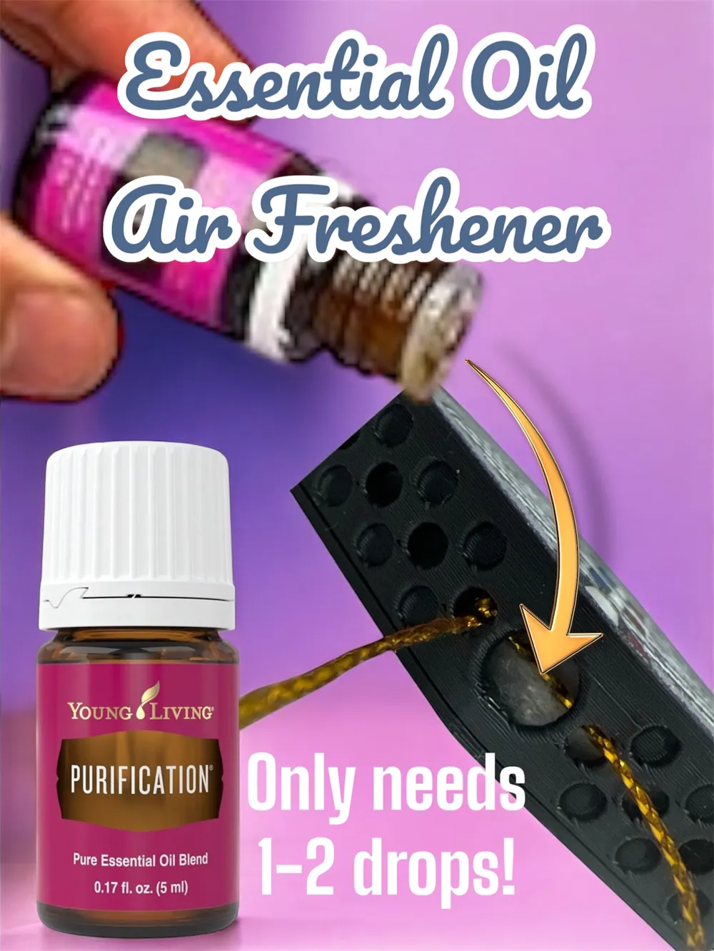 MUSTANG AIR FRESHENER FOR ESSENTIAL OILS by Bama Prints 3D MakerWorld ...