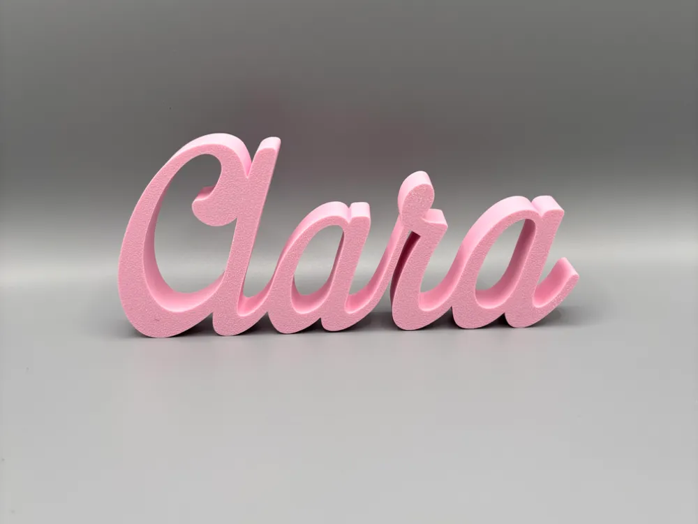 Clara's name by Design3D.Lab MakerWorld: Download Free 3D Models